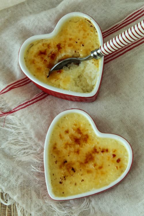 Creme de tapioca com coco e cobertura "brûlée" - Santo Legume