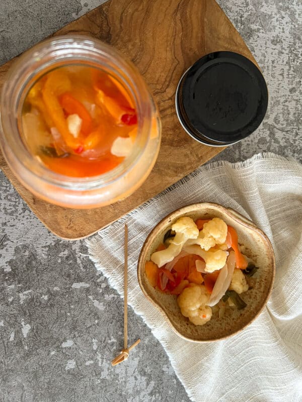 Picles de couve-flor fermentada - Santo Legume