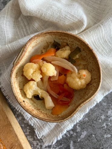 Picles de couve-flor fermentada - Santo Legume