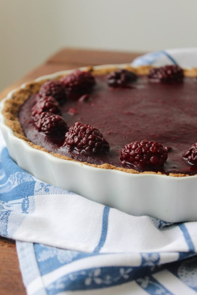 Torta de amora (ou morango!) - Santo Legume