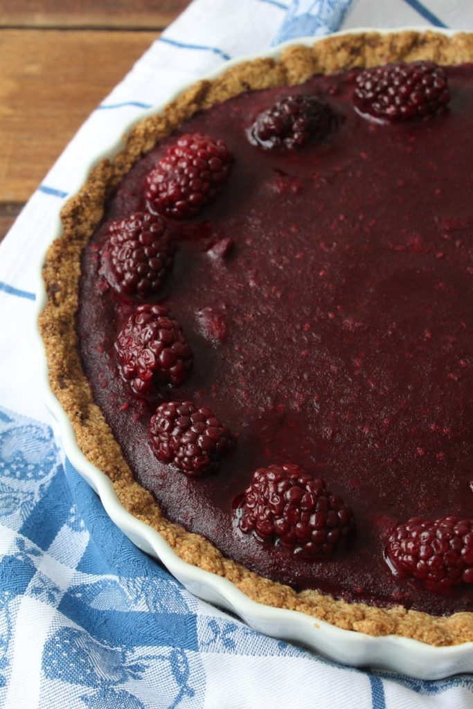 Torta de amora (ou morango!) - Santo Legume